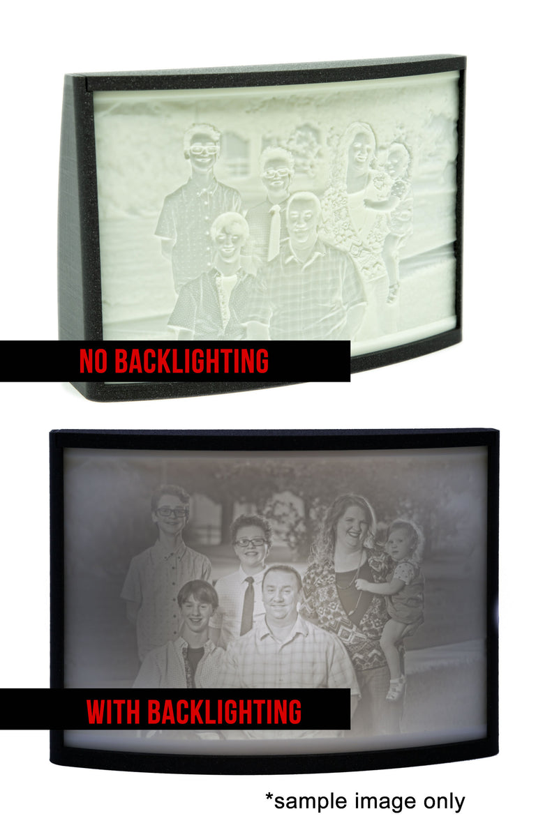 3D Printed Lithophane Display Case w/ Lithophane – Las Vegas 3D Prints